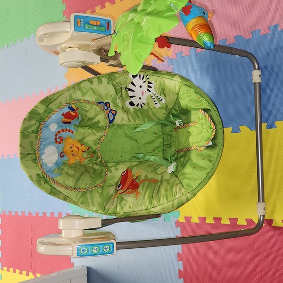 Fisher-Price | Other | Fisher Price Rainforest Swing Like New | Poshmark